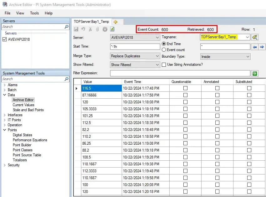 Data Integration with AVEVA PI System and CONNECT Data Services